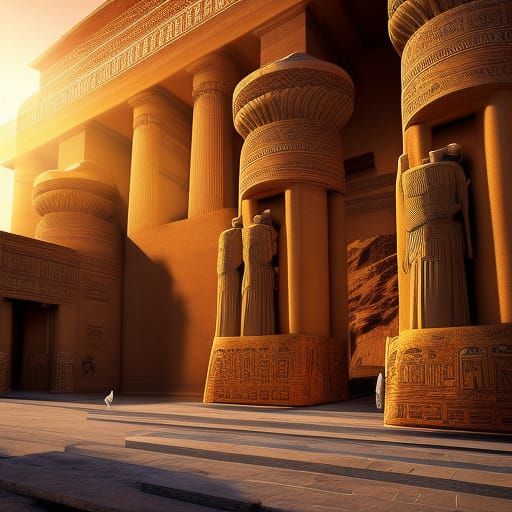 Ancient Egypt - AI Generated Artwork - NightCafe Creator