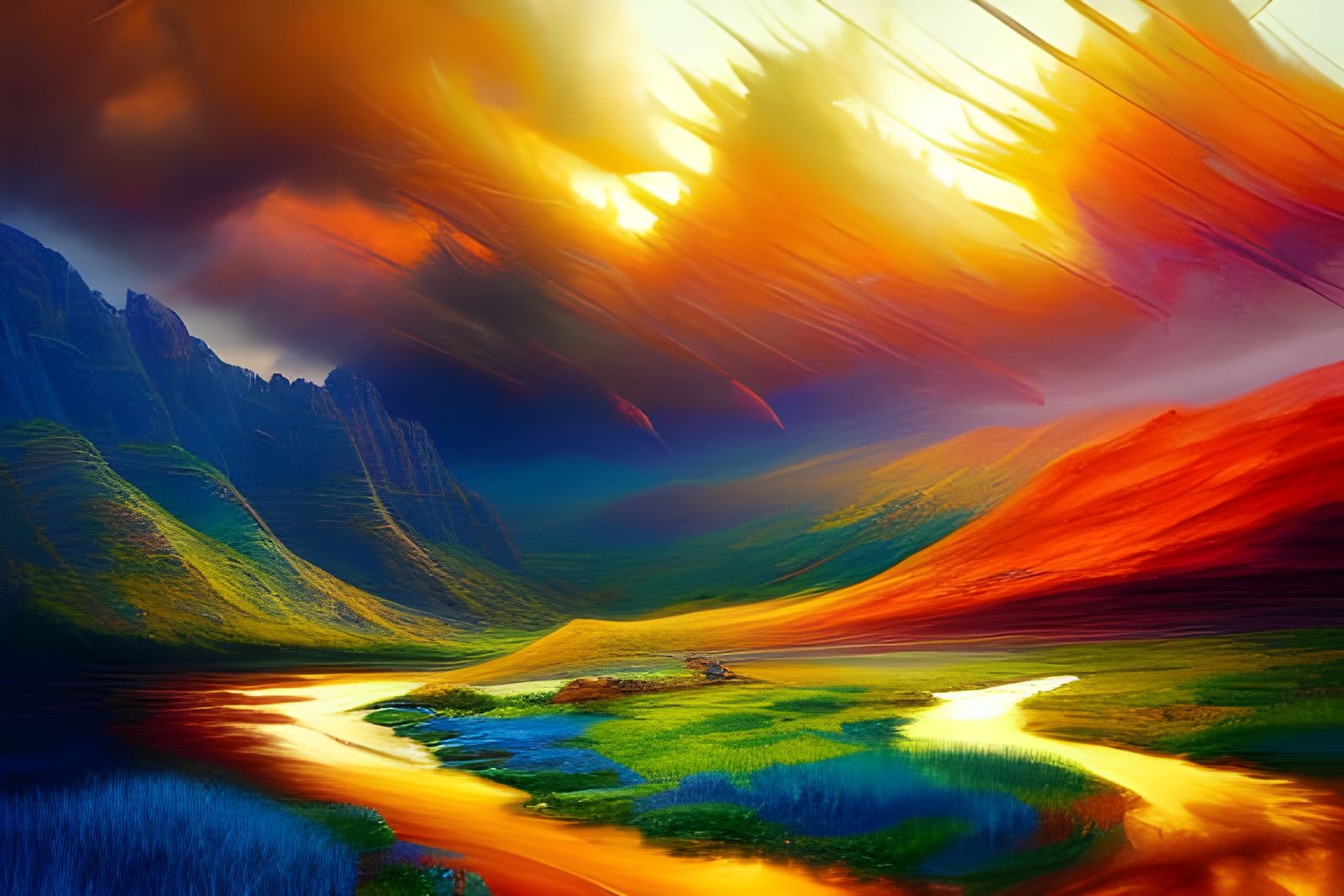 landscape test: wyanne thompson. - AI Generated Artwork - NightCafe Creator