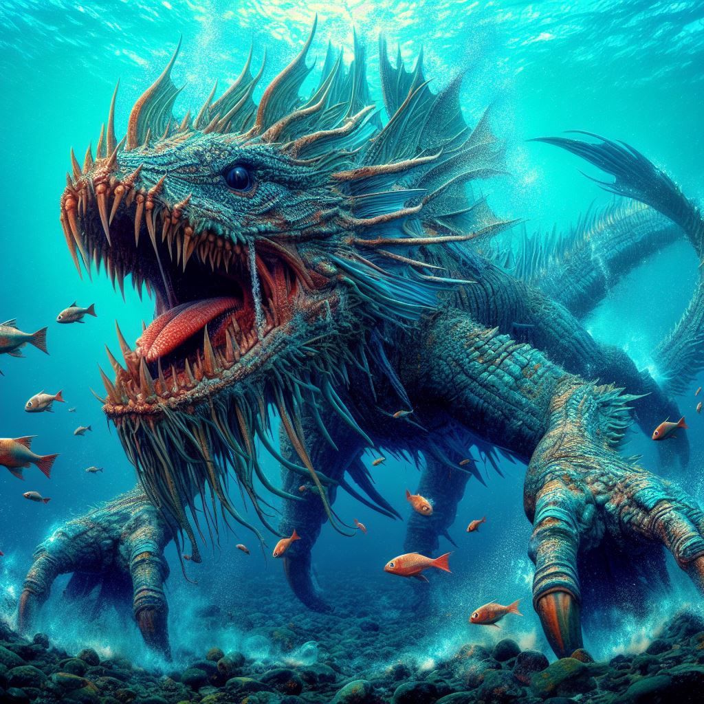 Rawr! I'm a Sea Monster - AI Generated Artwork - NightCafe Creator