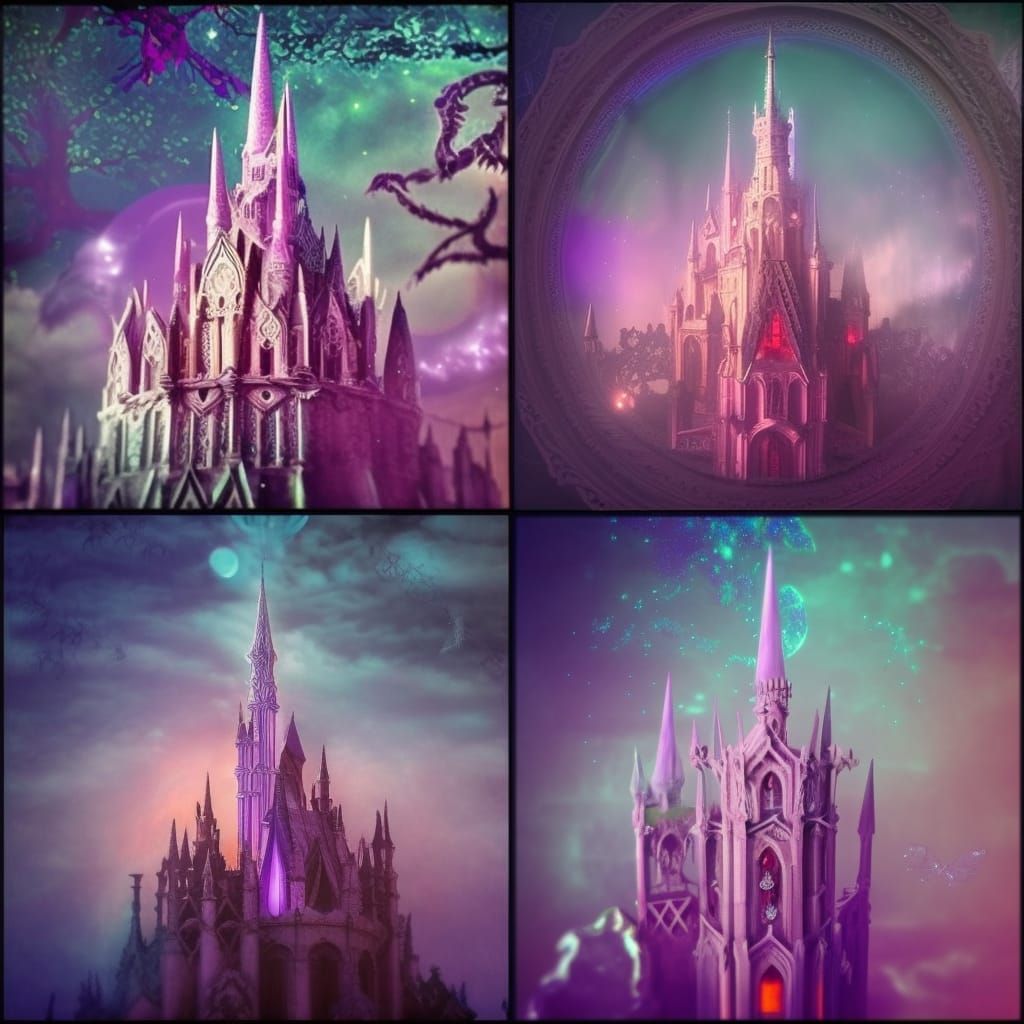 Ethereal magical City in the sky& ethereal vibes& fantasy vibes& dark ...