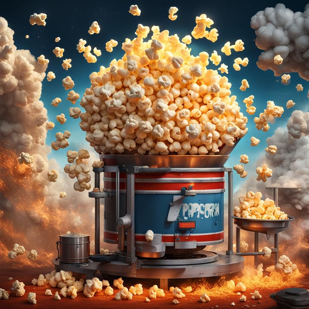 Popcorn - AI Generated Artwork - NightCafe Creator