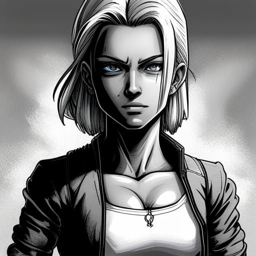 Android 18 - AI Generated Artwork - NightCafe Creator