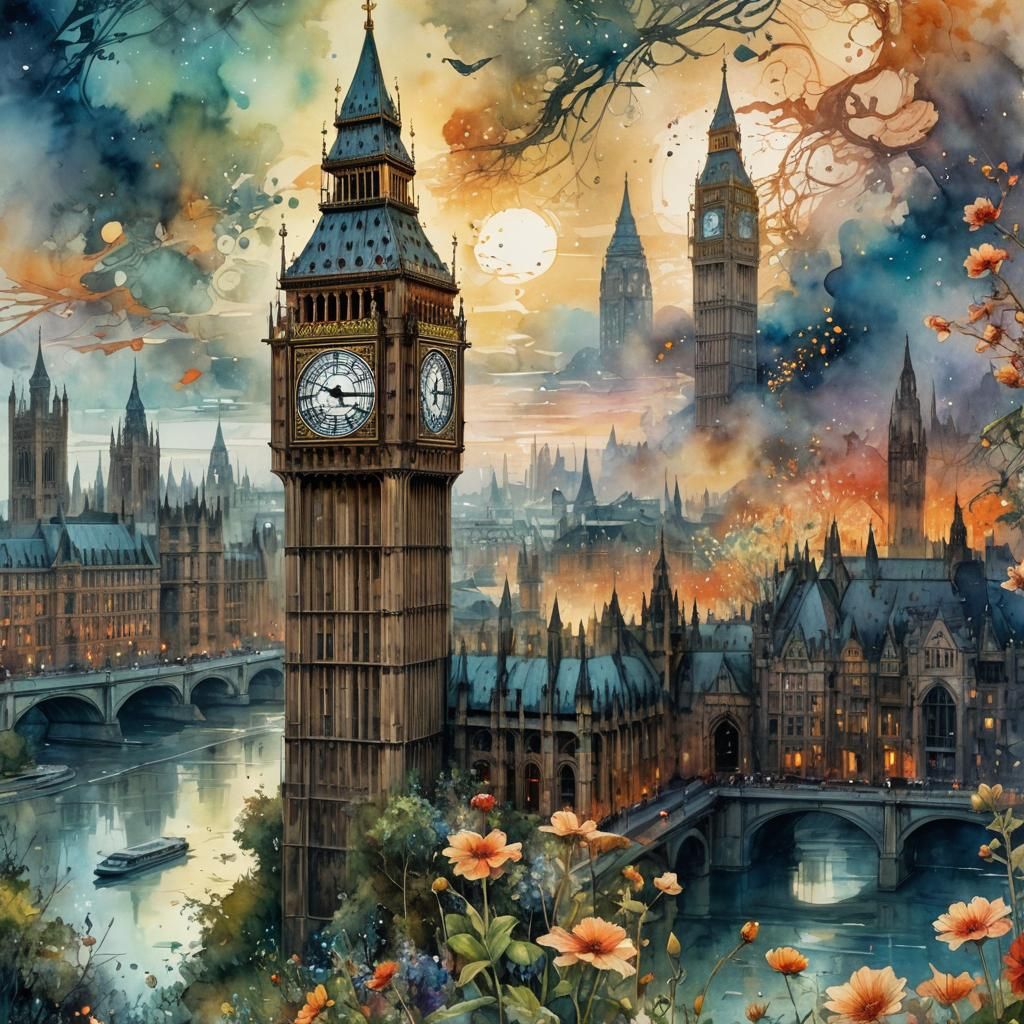 ALTERNATIVE LONDON - AI Generated Artwork - NightCafe Creator