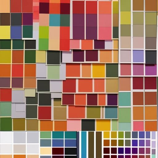 color swatch rectangles - AI Generated Artwork - NightCafe Creator