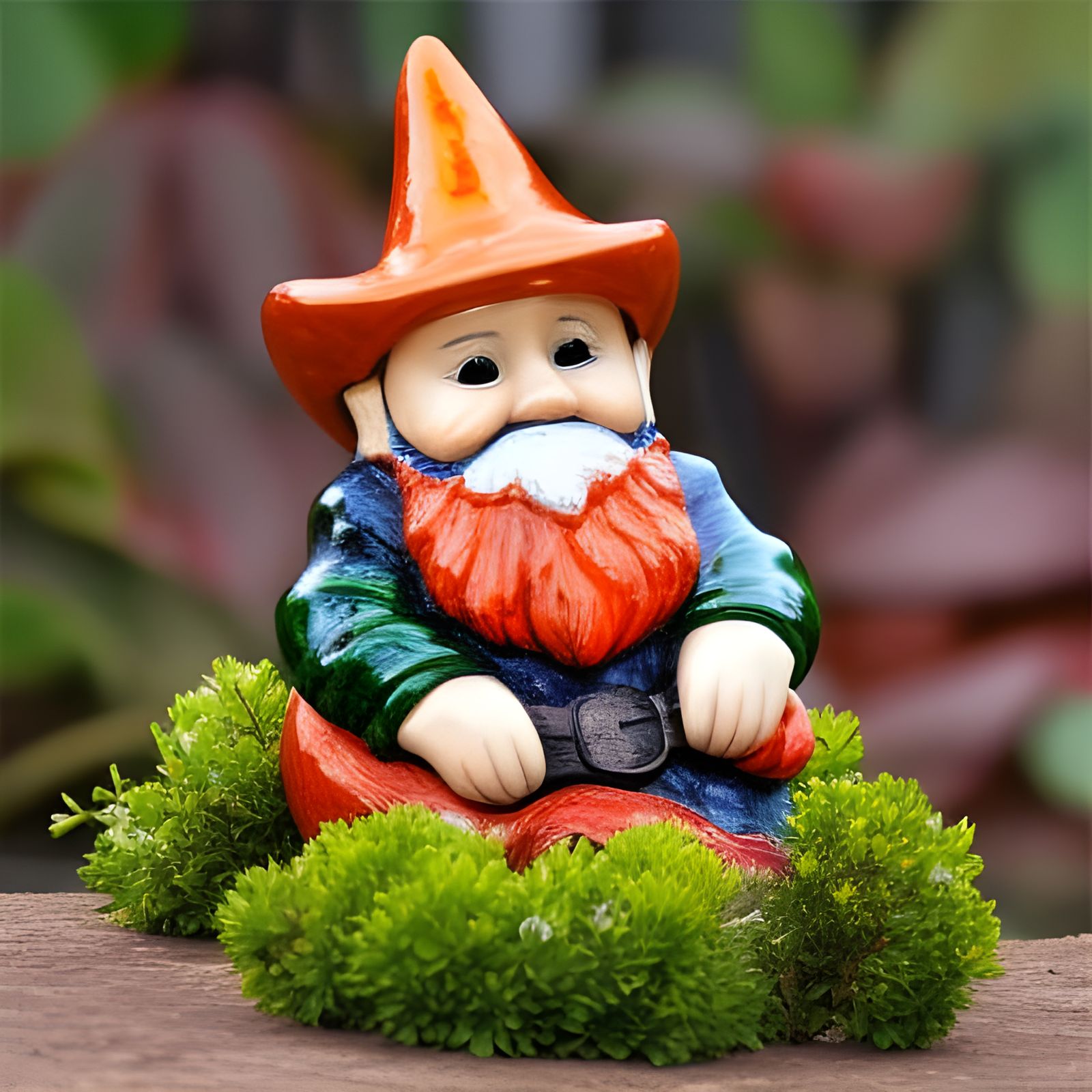 GRUMPY GLOSSY GARDEN GNOME (+ Polyphonic Prose) - AI Generated Artwork ...