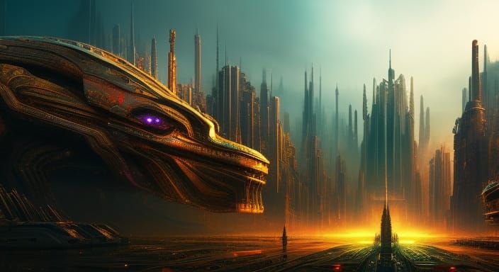 Alien Planet - AI Generated Artwork - NightCafe Creator