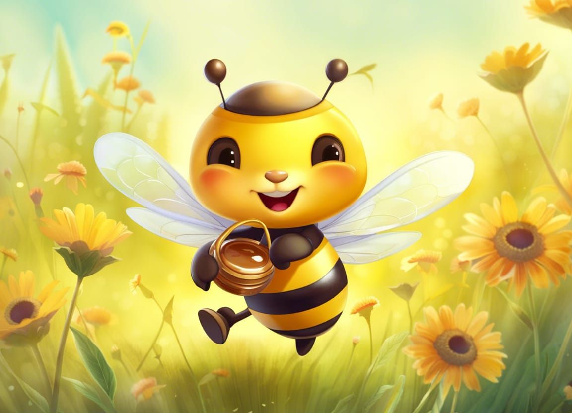 Chibi Bee - AI Generated Artwork - NightCafe Creator