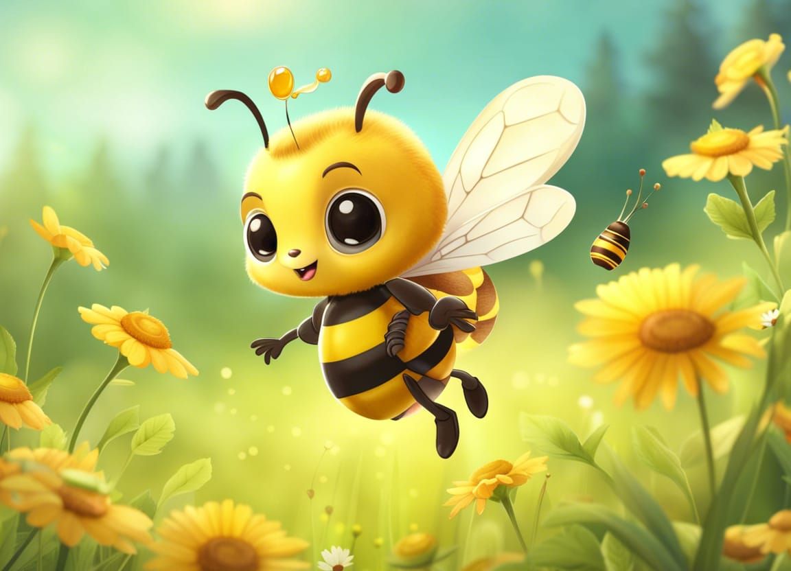 Chibi Bee - AI Generated Artwork - NightCafe Creator