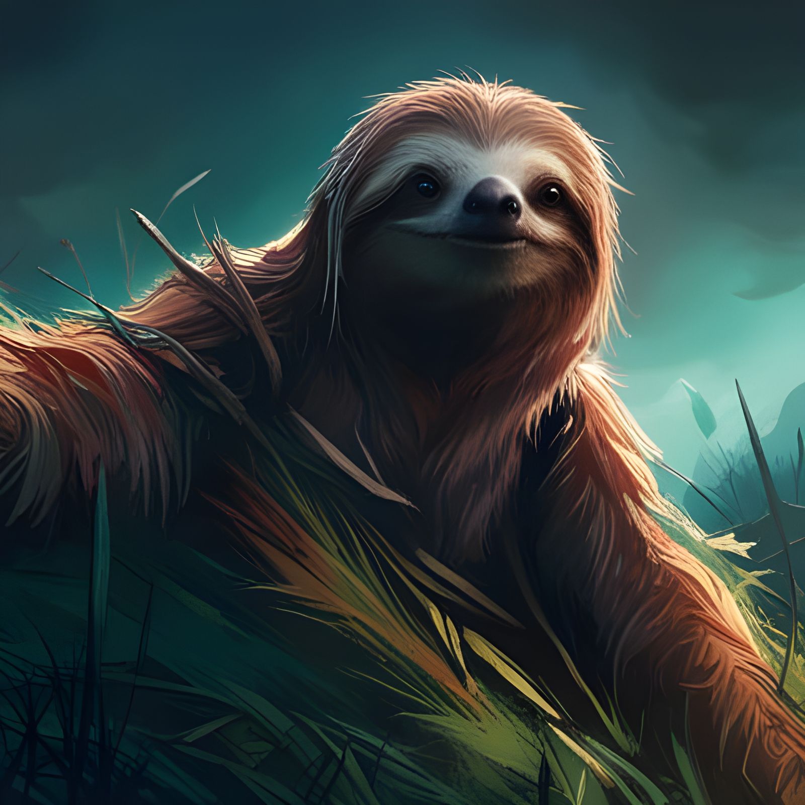 .sloth. - AI Generated Artwork - NightCafe Creator