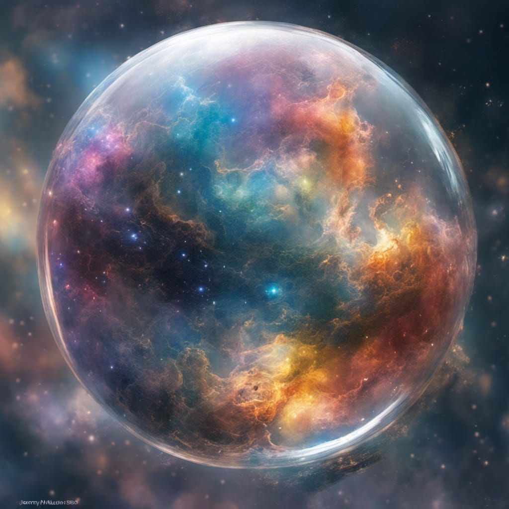 Cosmic Bubble 2 - AI Generated Artwork - NightCafe Creator