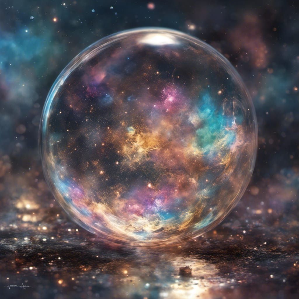 Cosmic Bubble - AI Generated Artwork - NightCafe Creator