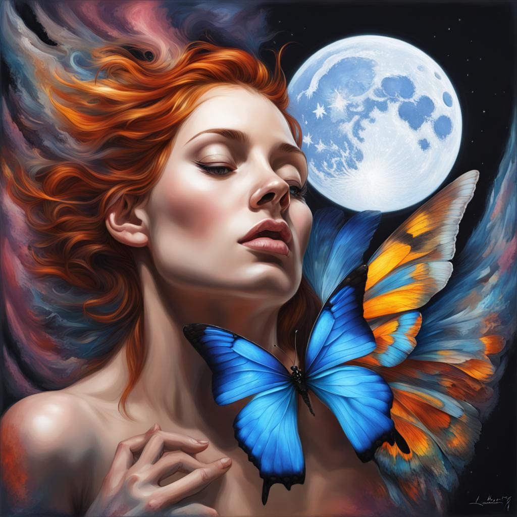 Passion de papillon - AI Generated Artwork - NightCafe Creator