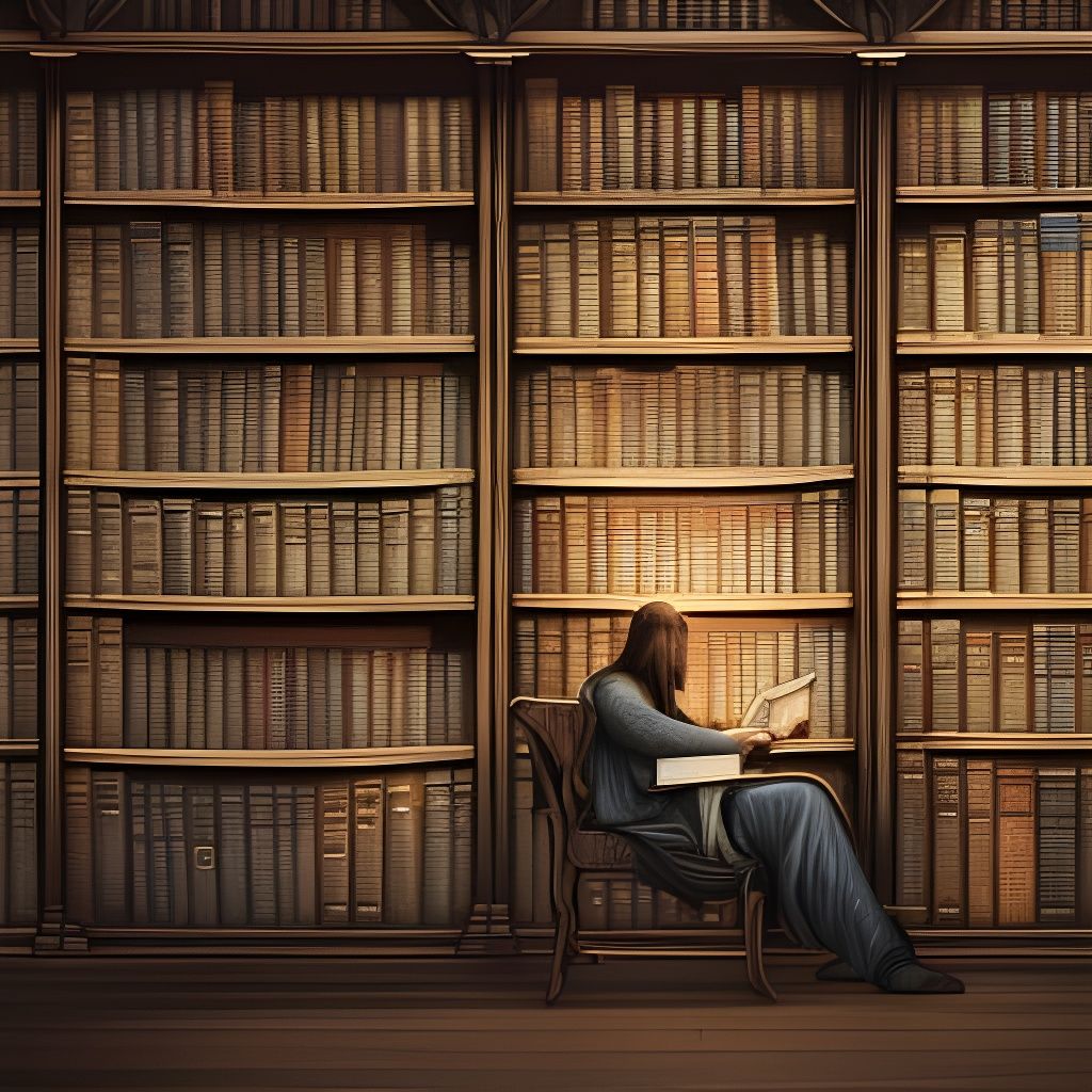 Library - AI Generated Artwork - NightCafe Creator