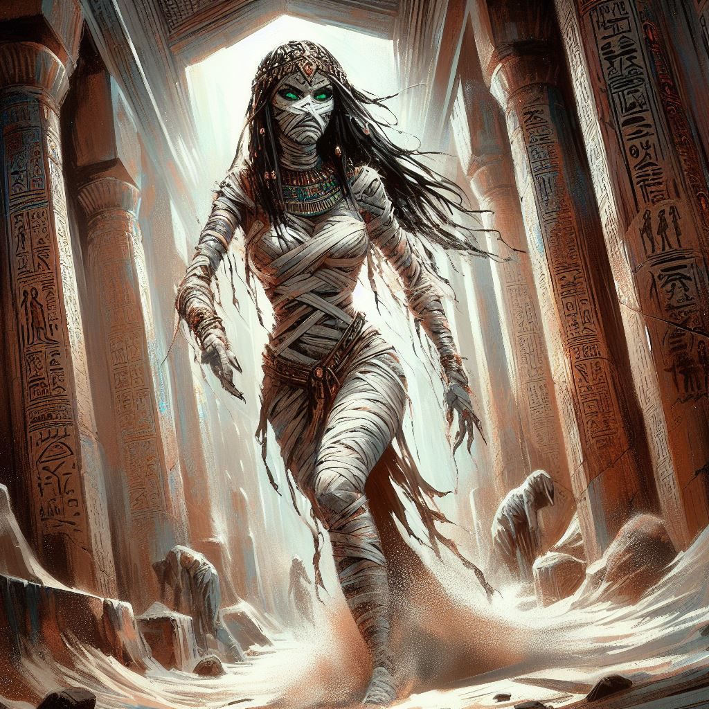 Khârêmounetjra, the vengeful mummy princess - AI Generated Artwork ...
