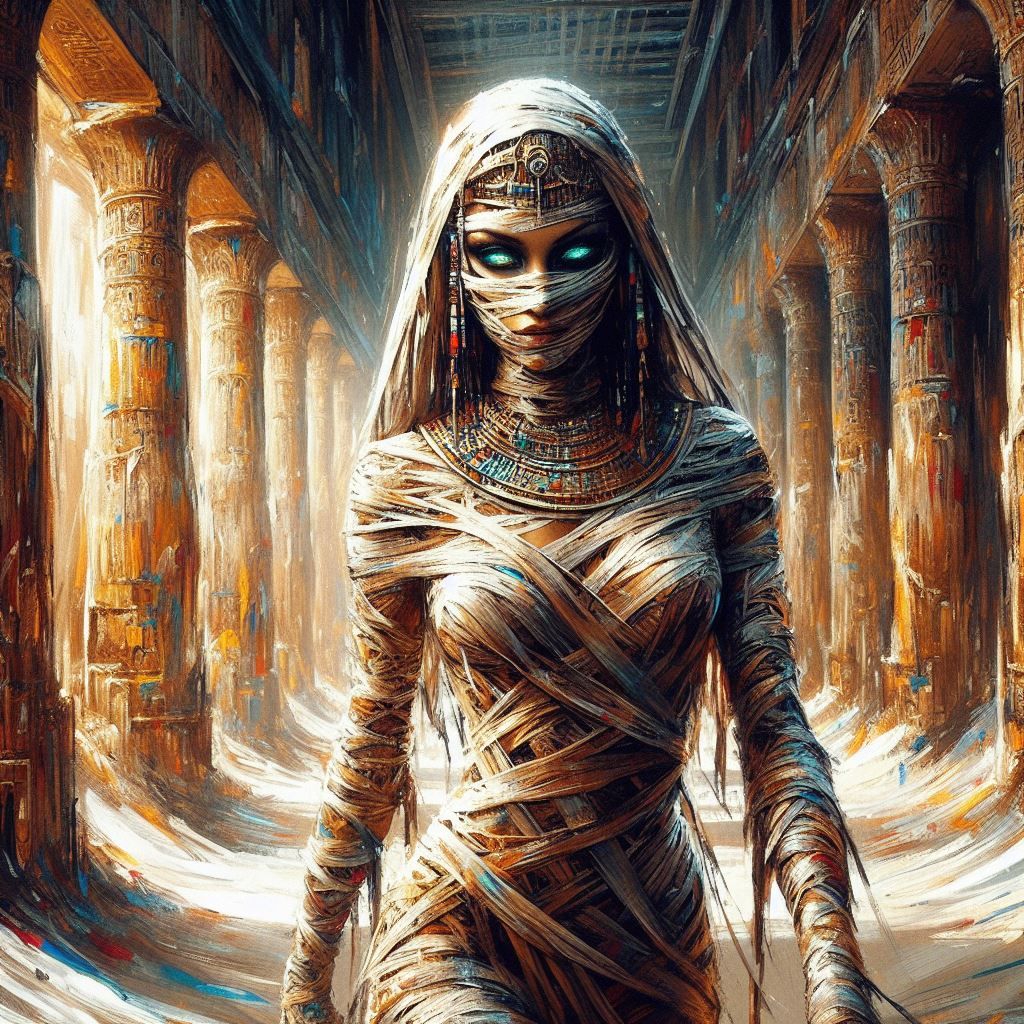 Khârêmounetjra, the vengeful mummy princess - AI Generated Artwork ...