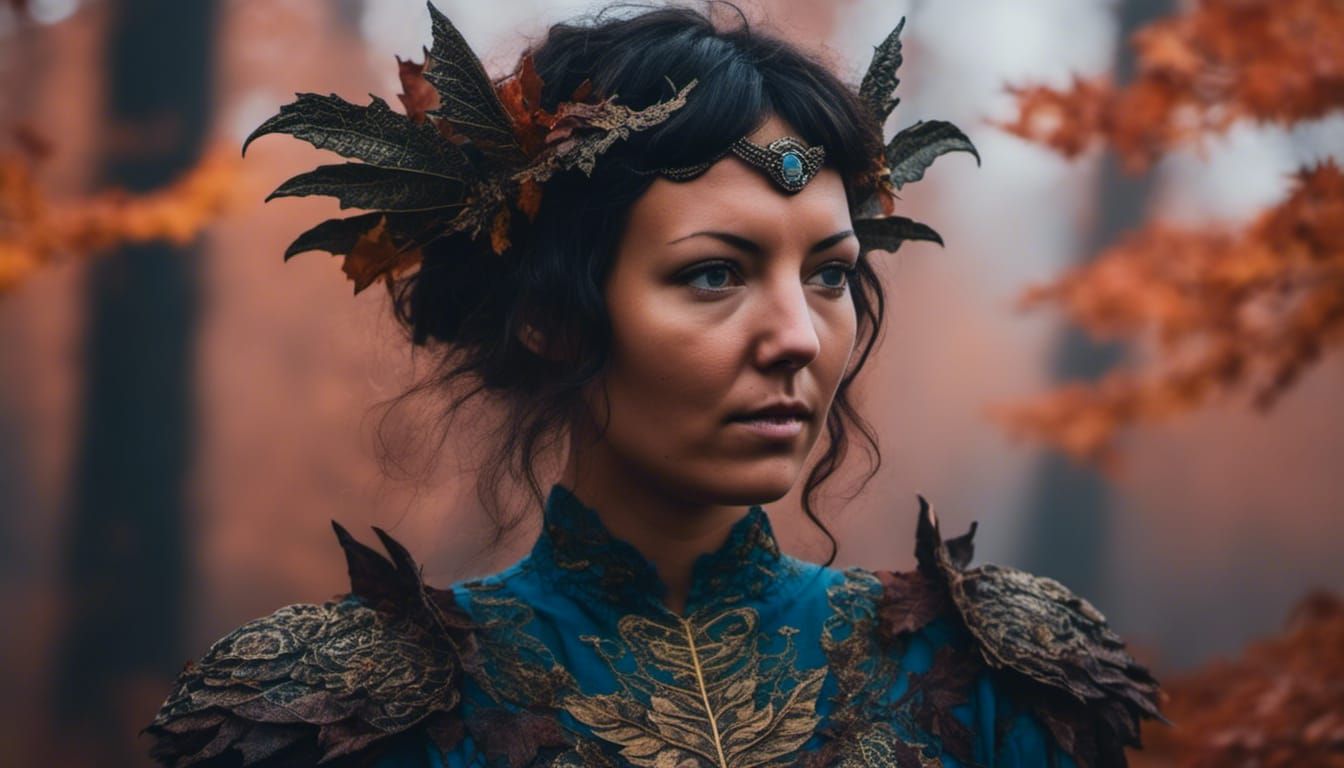 autumn warrior - AI Generated Artwork - NightCafe Creator