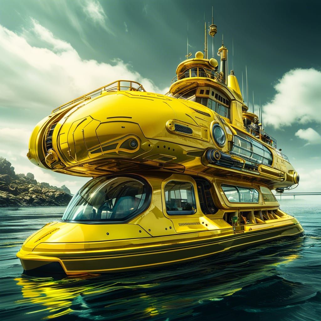 Futuristic boat submissions powered by advanced technology ...