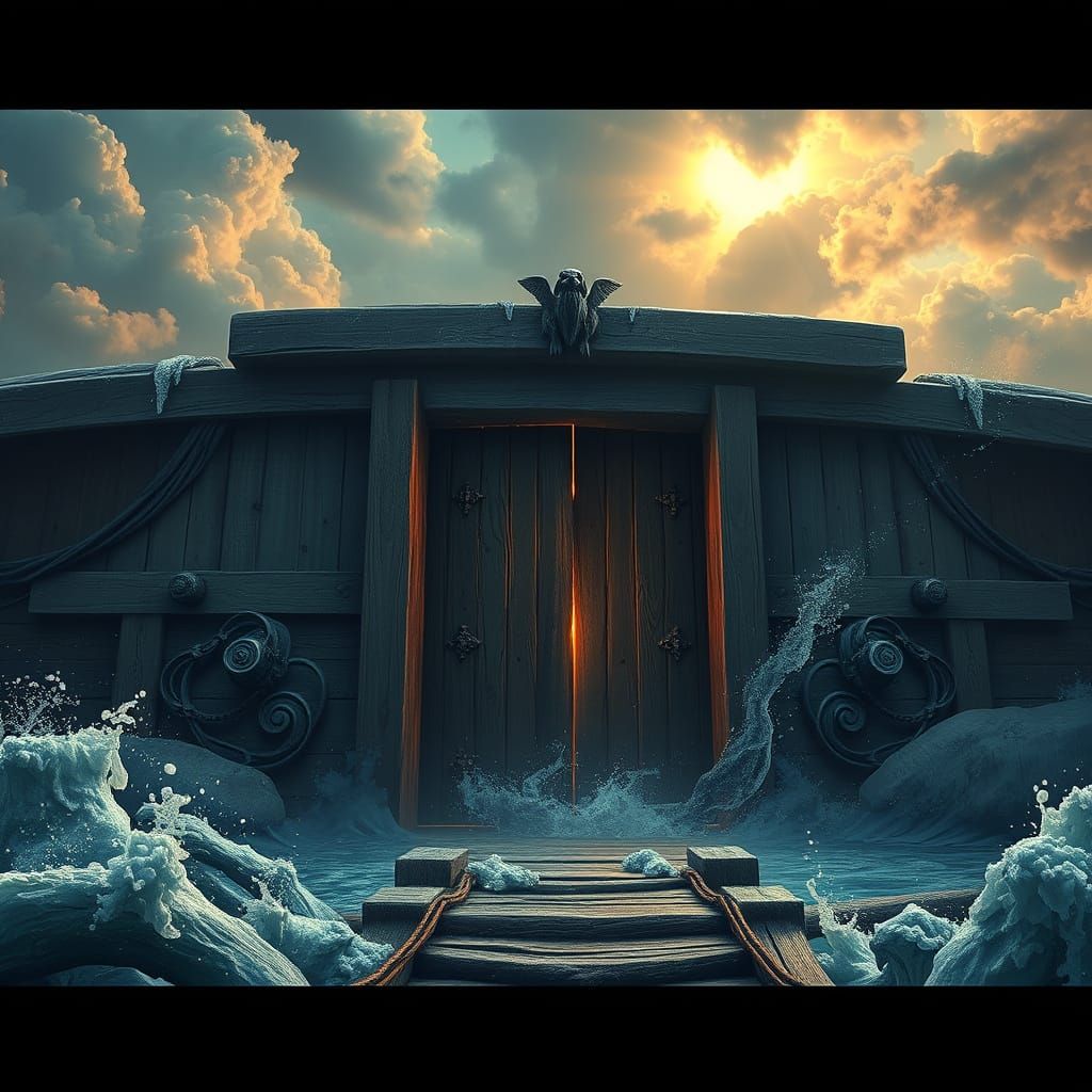 Biblical Fantasy Scene in HDR - AI Art