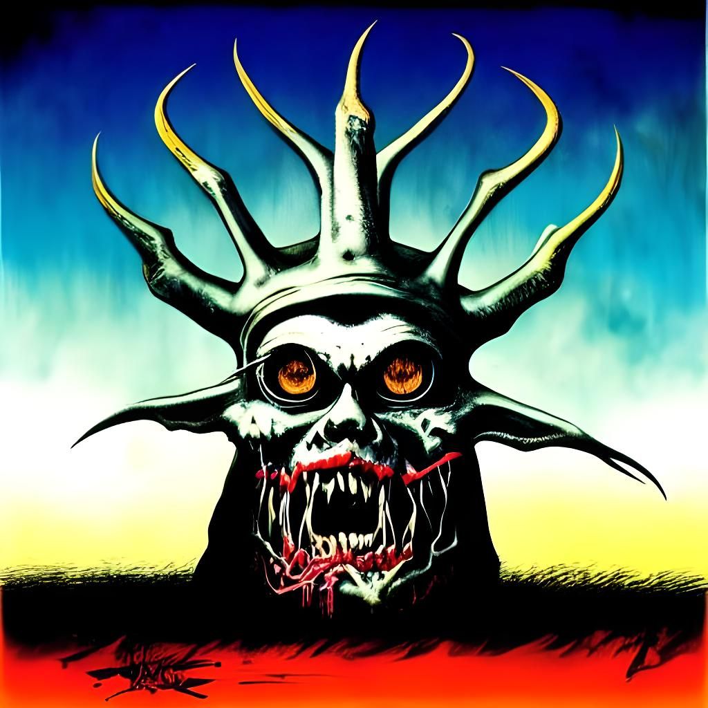 heavy metal album cover art - AI Generated Artwork - NightCafe Creator