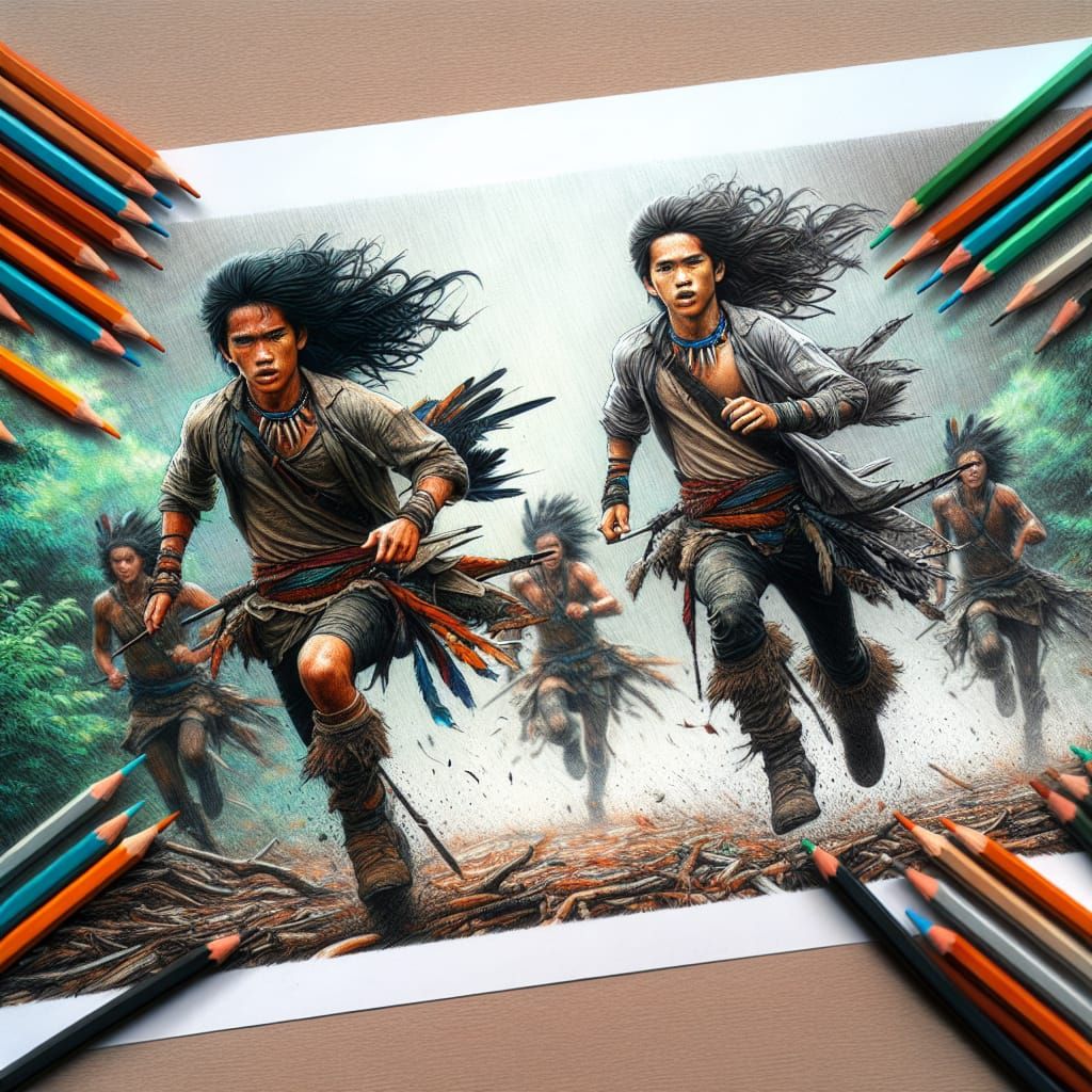 Layout idear for "The Hunt" scene - AI Generated Artwork - NightCafe ...