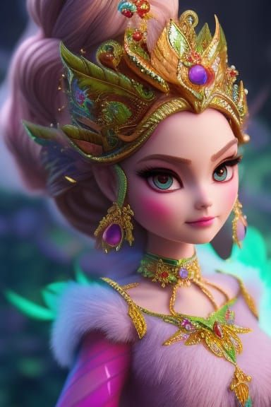 happy cute adorable Elves, magnificent, Perfect Composition, Pixar ...