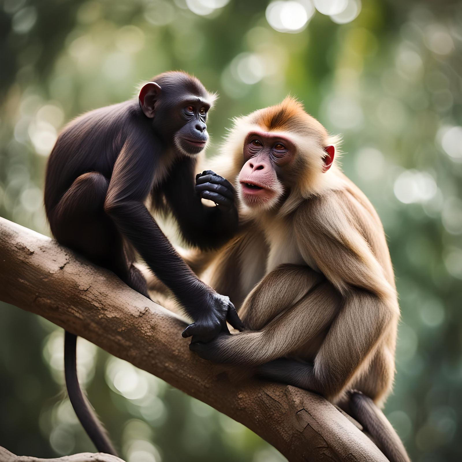 Cute Monkeys - AI Generated Artwork - NightCafe Creator