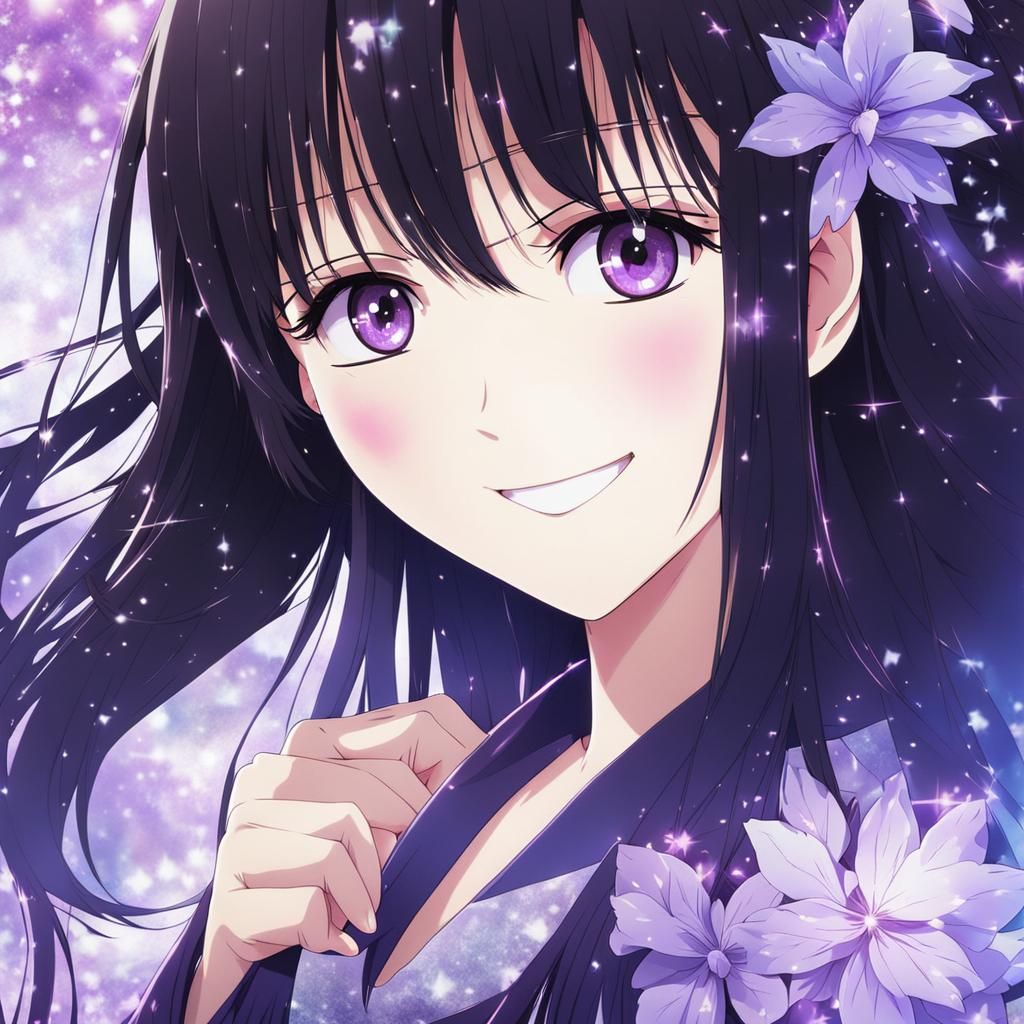 Smiling Violets - AI Generated Artwork - NightCafe Creator