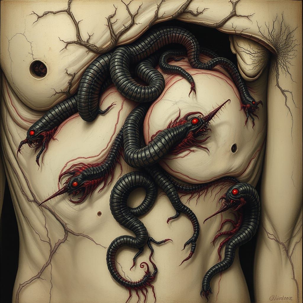 parasites and worms under the skin - Grotesque Skin Infestat...