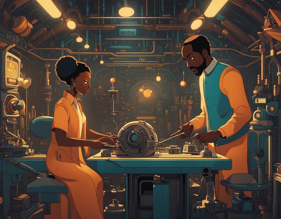 Master & Apprentice - AI Generated Artwork - NightCafe Creator