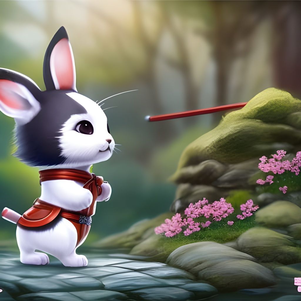 Samurai Bunny #1 - AI Generated Artwork - NightCafe Creator