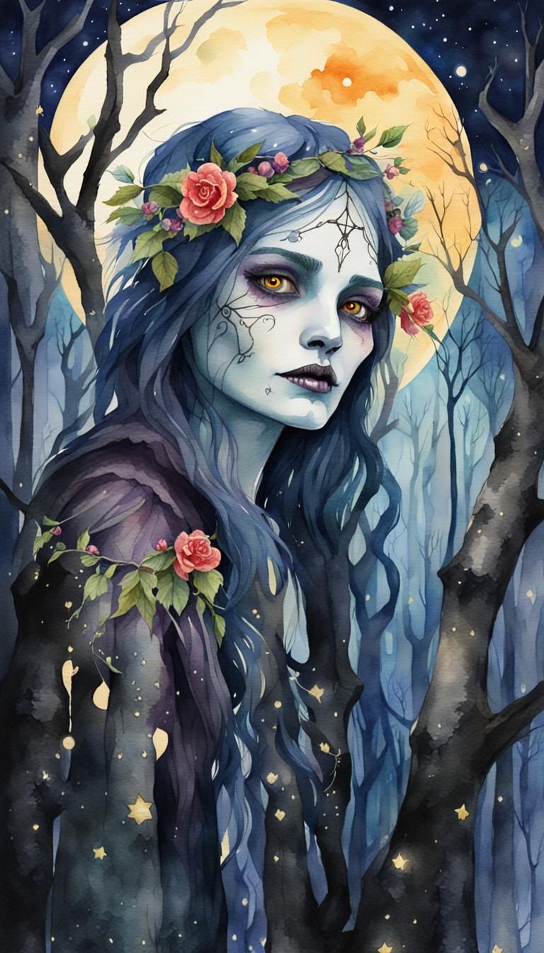 Necromancer Fae - AI Generated Artwork - NightCafe Creator