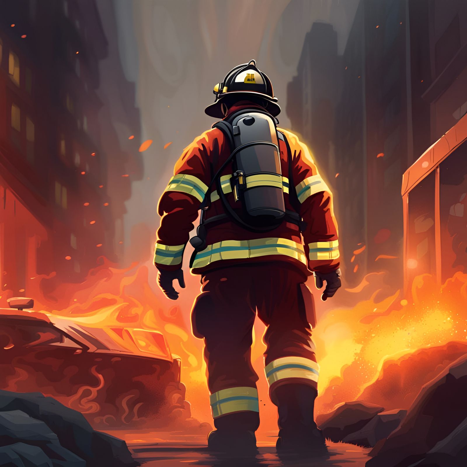 Too many fires - AI Generated Artwork - NightCafe Creator