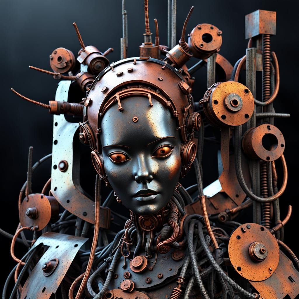 Android City - Hypiband - 1 - AI Generated Artwork - NightCafe Creator