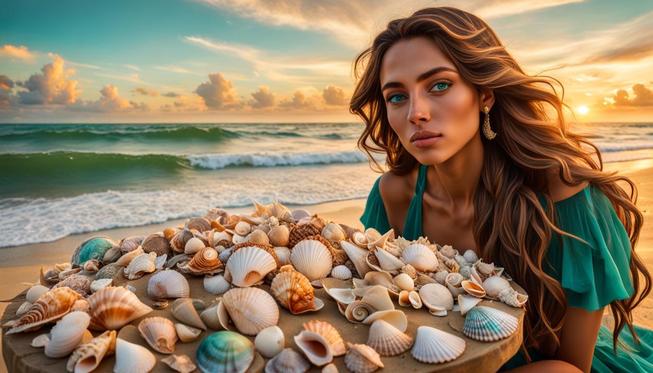Seashells - AI Generated Artwork - NightCafe Creator