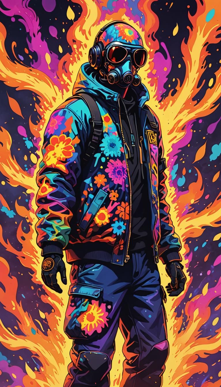Psychedelic pyro - AI Generated Artwork - NightCafe Creator