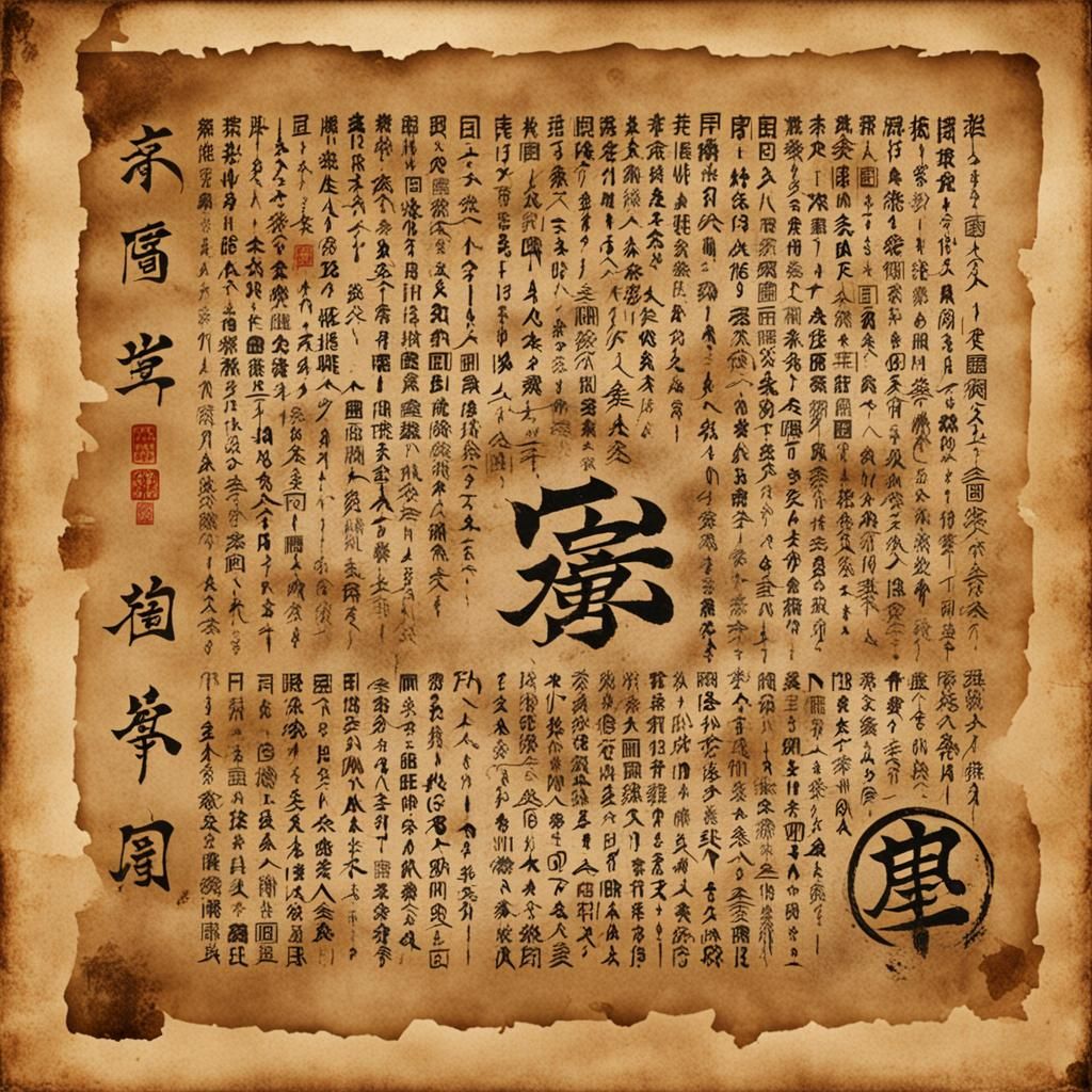 Ancient Manuscript - AI Generated Artwork - NightCafe Creator