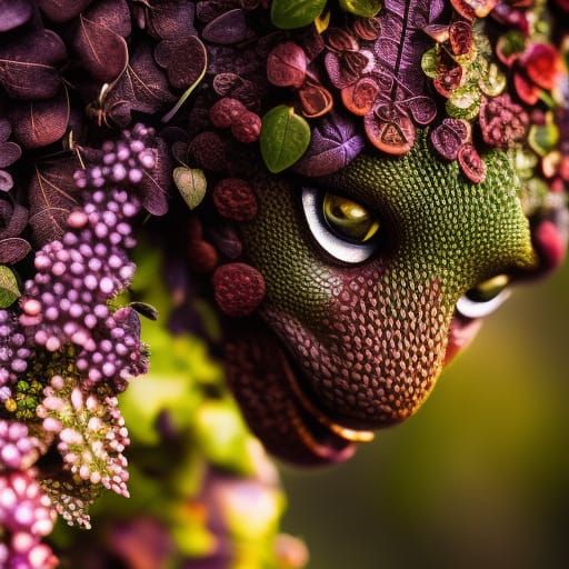 Vine Creature - AI Generated Artwork - NightCafe Creator