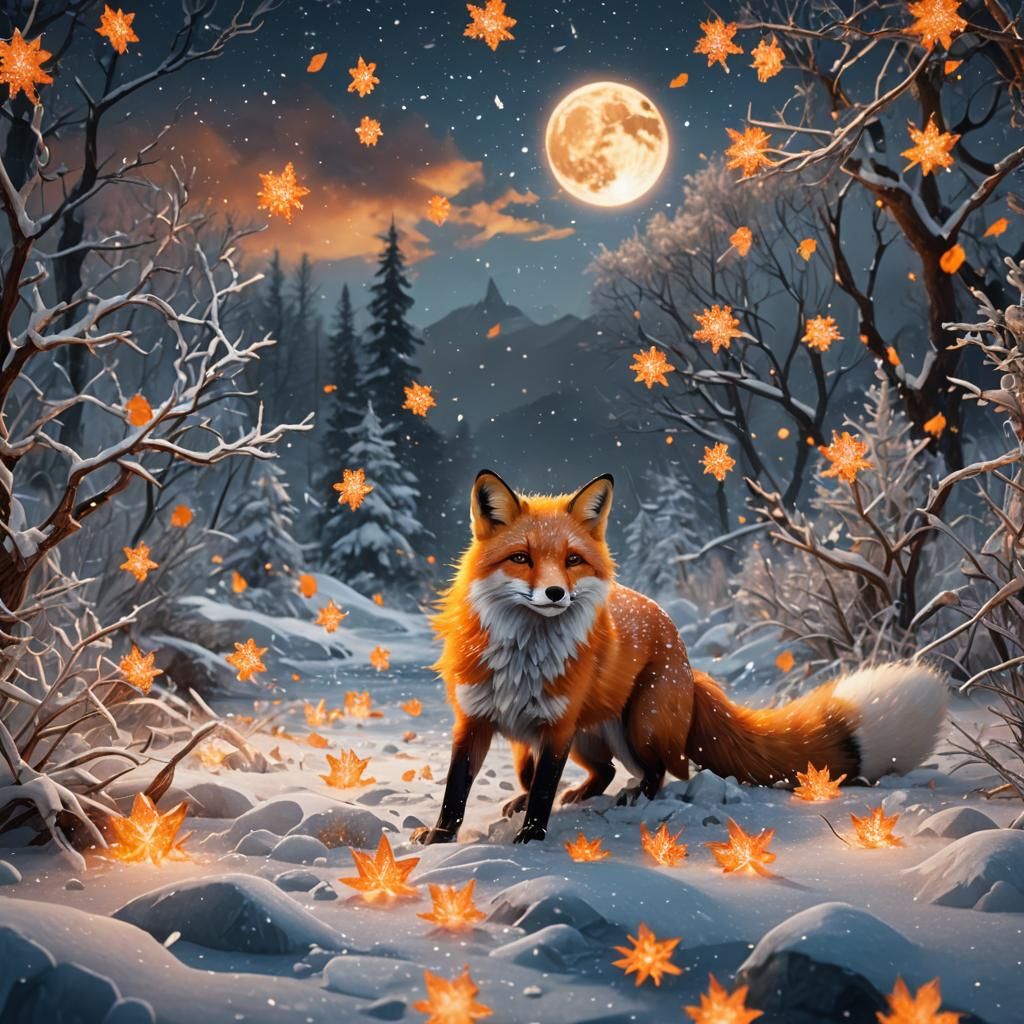 Fox - AI Generated Artwork - NightCafe Creator