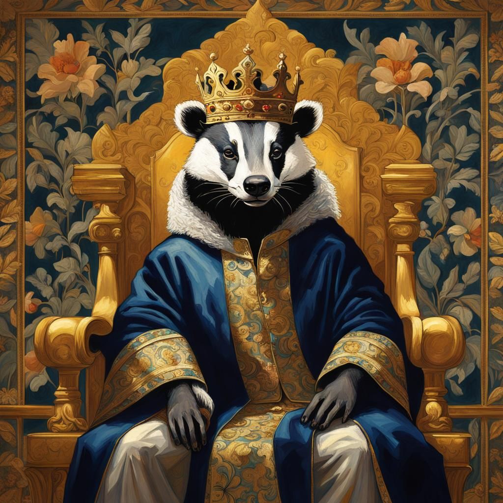 King Badger V - AI Generated Artwork - NightCafe Creator
