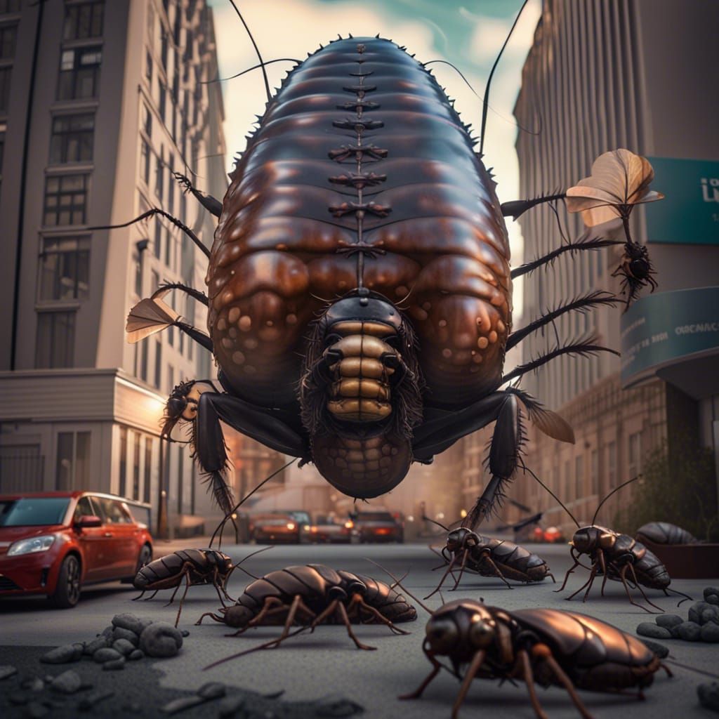 Cockroach Mother - AI Generated Artwork - NightCafe Creator