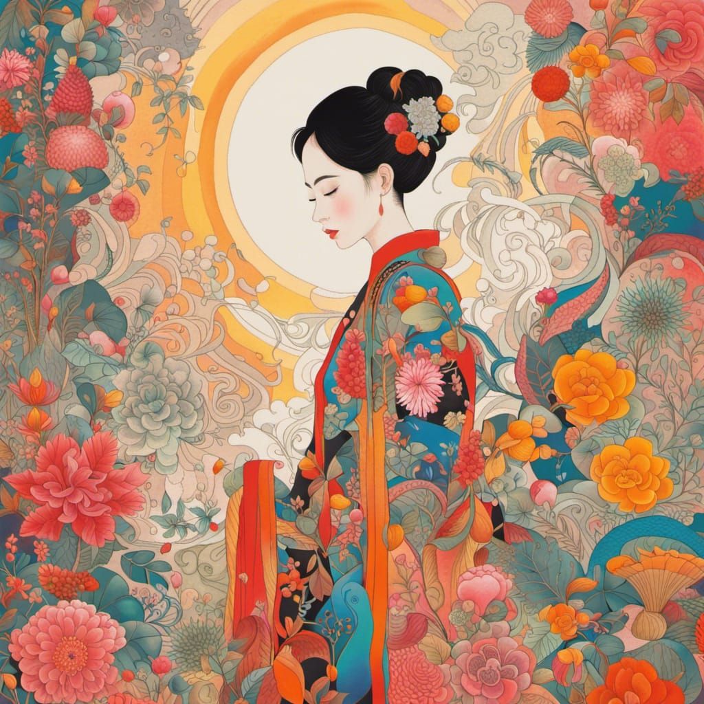 Hanakotoba - AI Generated Artwork - NightCafe Creator