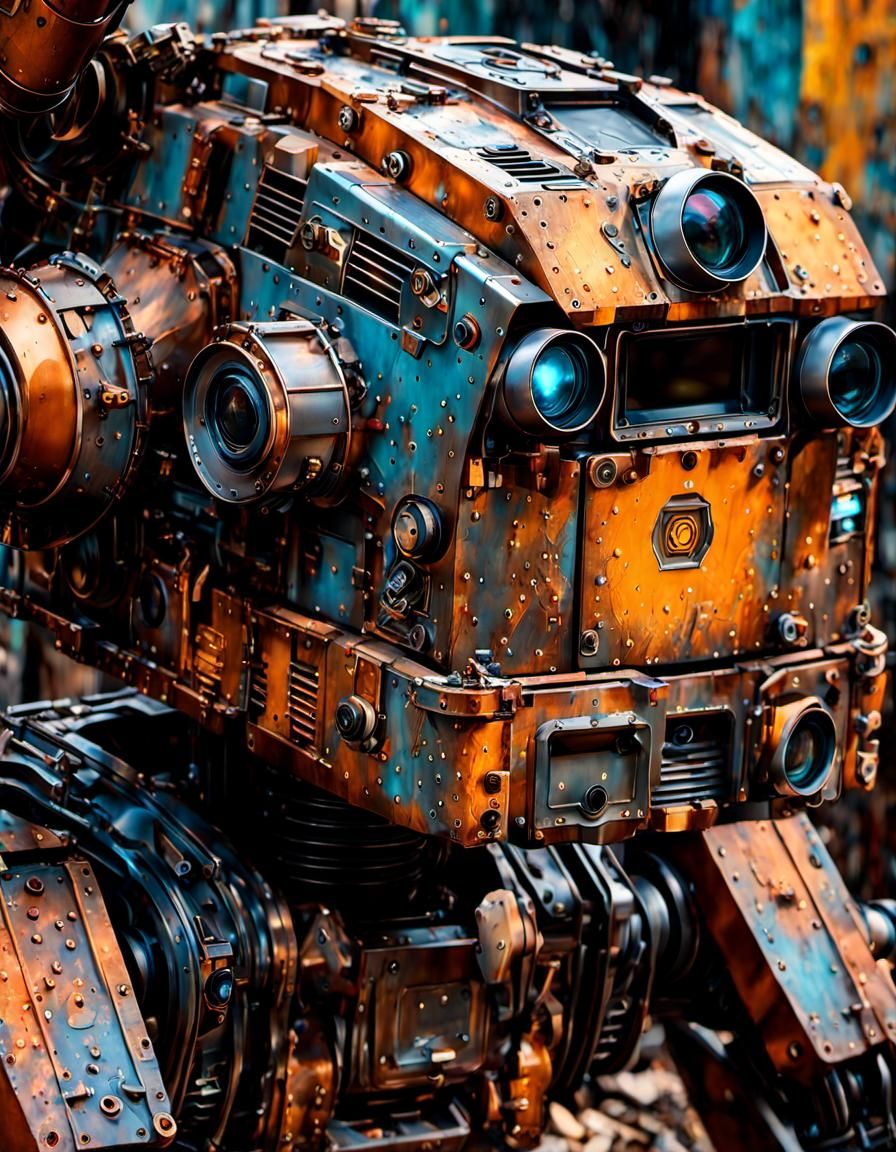 Scrap Bot - AI Generated Artwork - NightCafe Creator