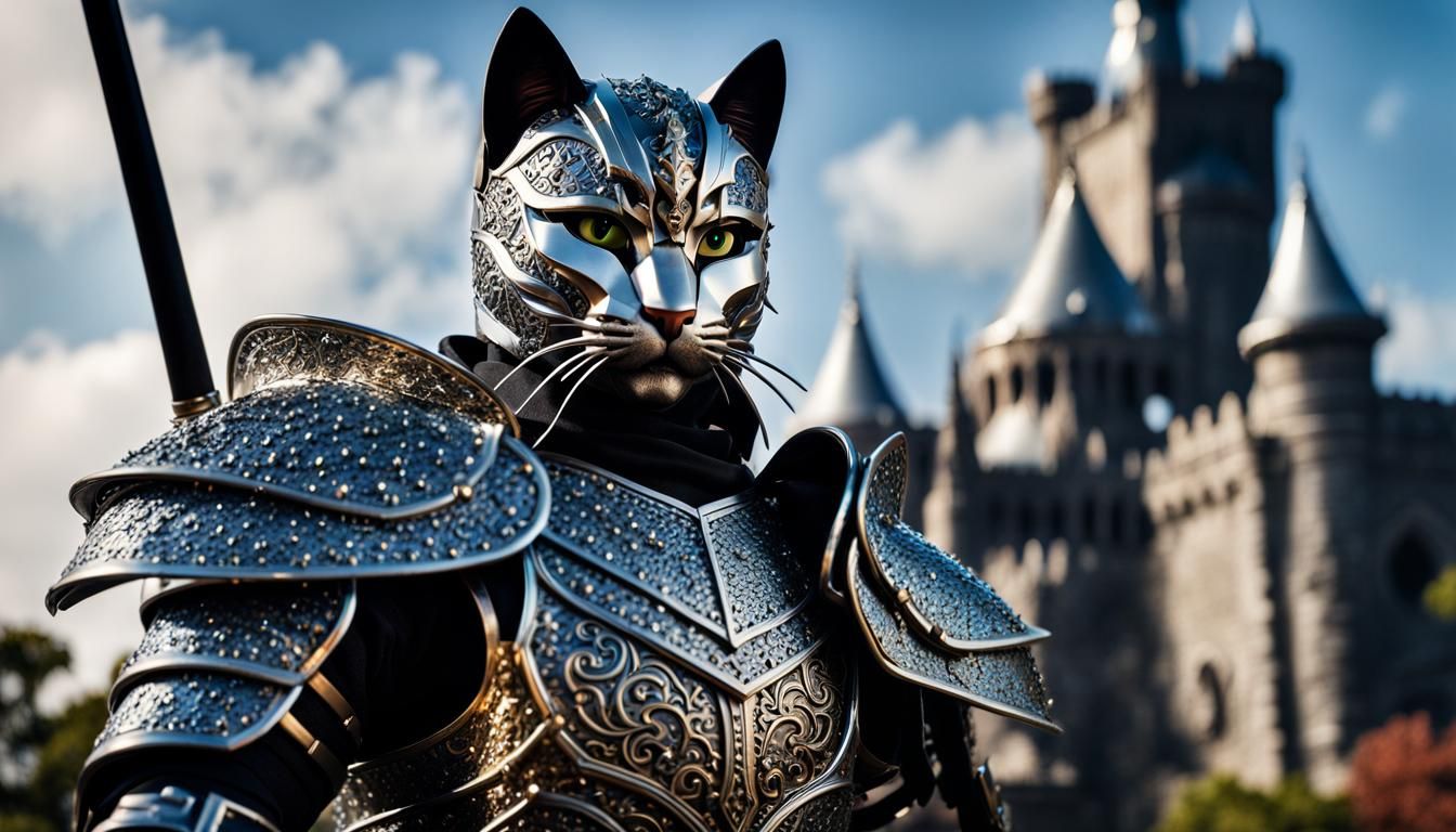 Knight Cat - AI Generated Artwork - NightCafe Creator