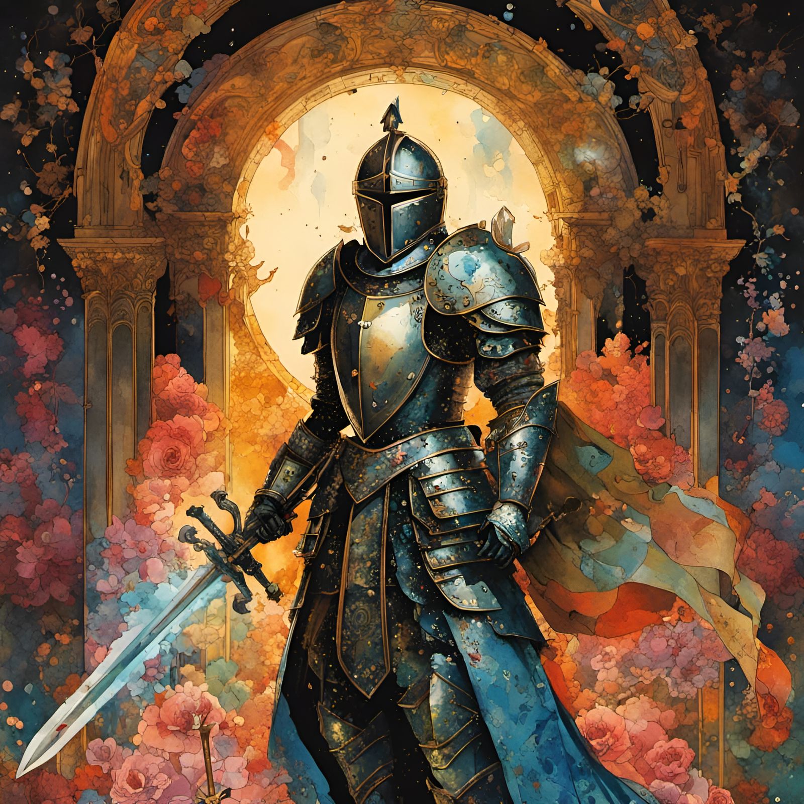 Medieval super knight - AI Generated Artwork - NightCafe Creator