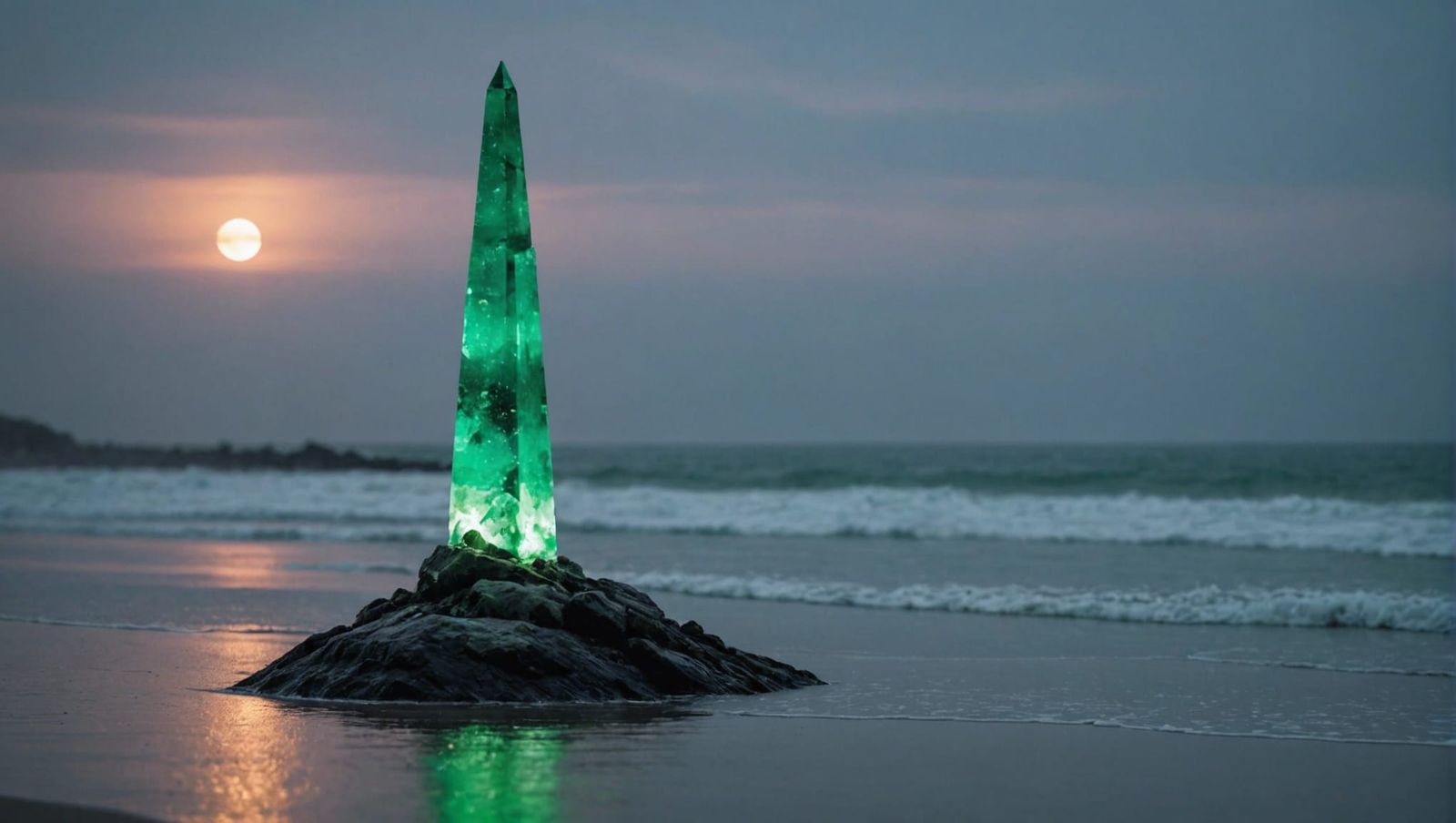 Beach Spire - AI Generated Artwork - NightCafe Creator