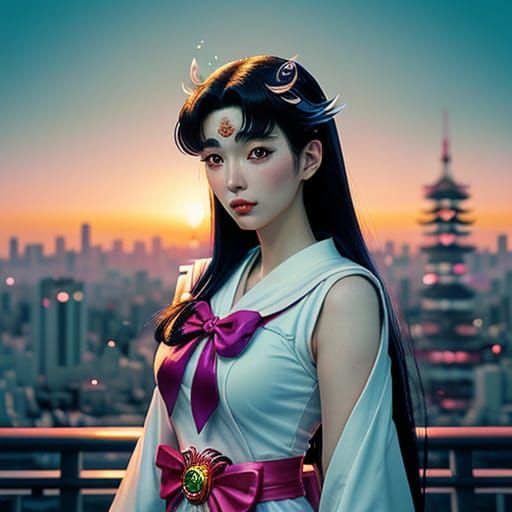 Sailor Moon - Sailor Moon Goddess of Love and Justice in Tok...