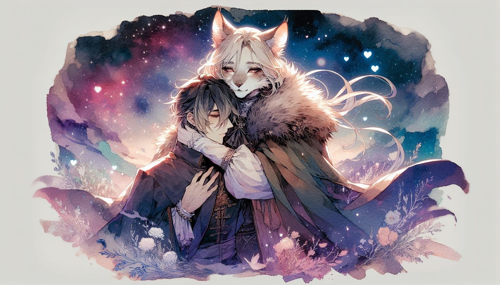 Tender Protector - Softly Enchanting Anime Manga Cover Art o...