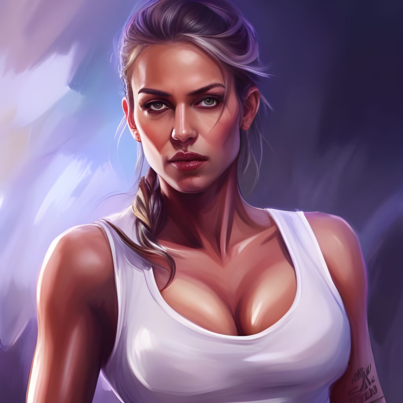 hot police thug babe tanned - AI Generated Artwork - NightCafe Creator