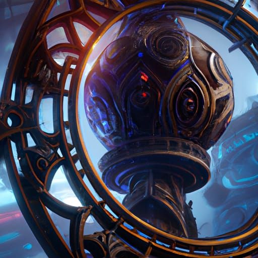 Time sphere detailed matte painting, deep color, fantastical, intricate detail, splash screen ...