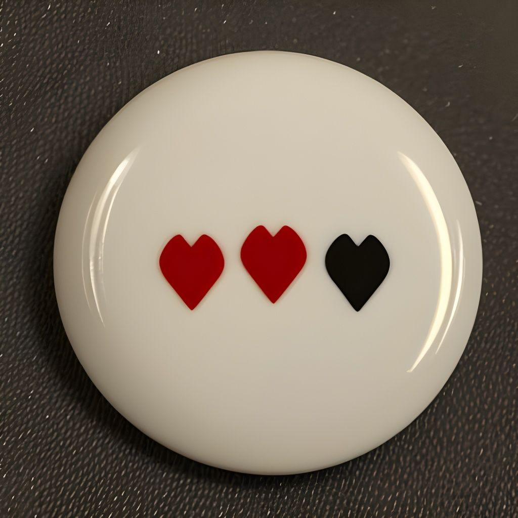 One heart down (Ouch that hurt!) - AI Generated Artwork - NightCafe Creator